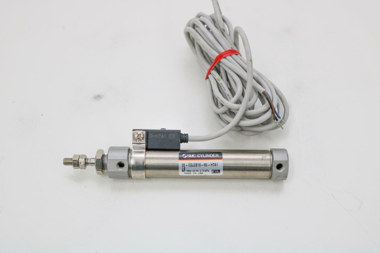 SMC 20-CDJ2B16-60-H7A1LS Double Acting Pneumatic Cylinder – Surplus ...