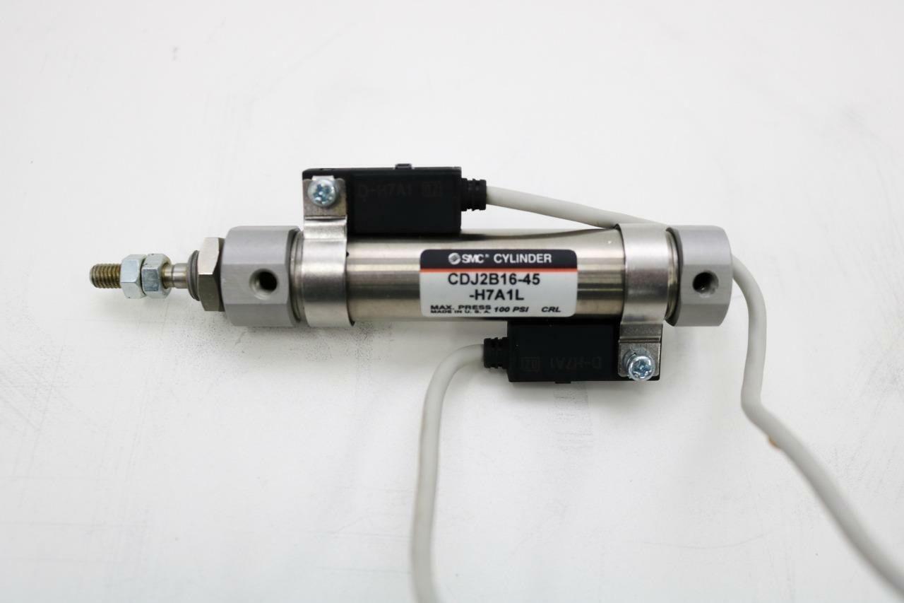 SMC CDJ2B16-45-H7A1L Double Acting Pneumatic Cylinder – Surplus ...